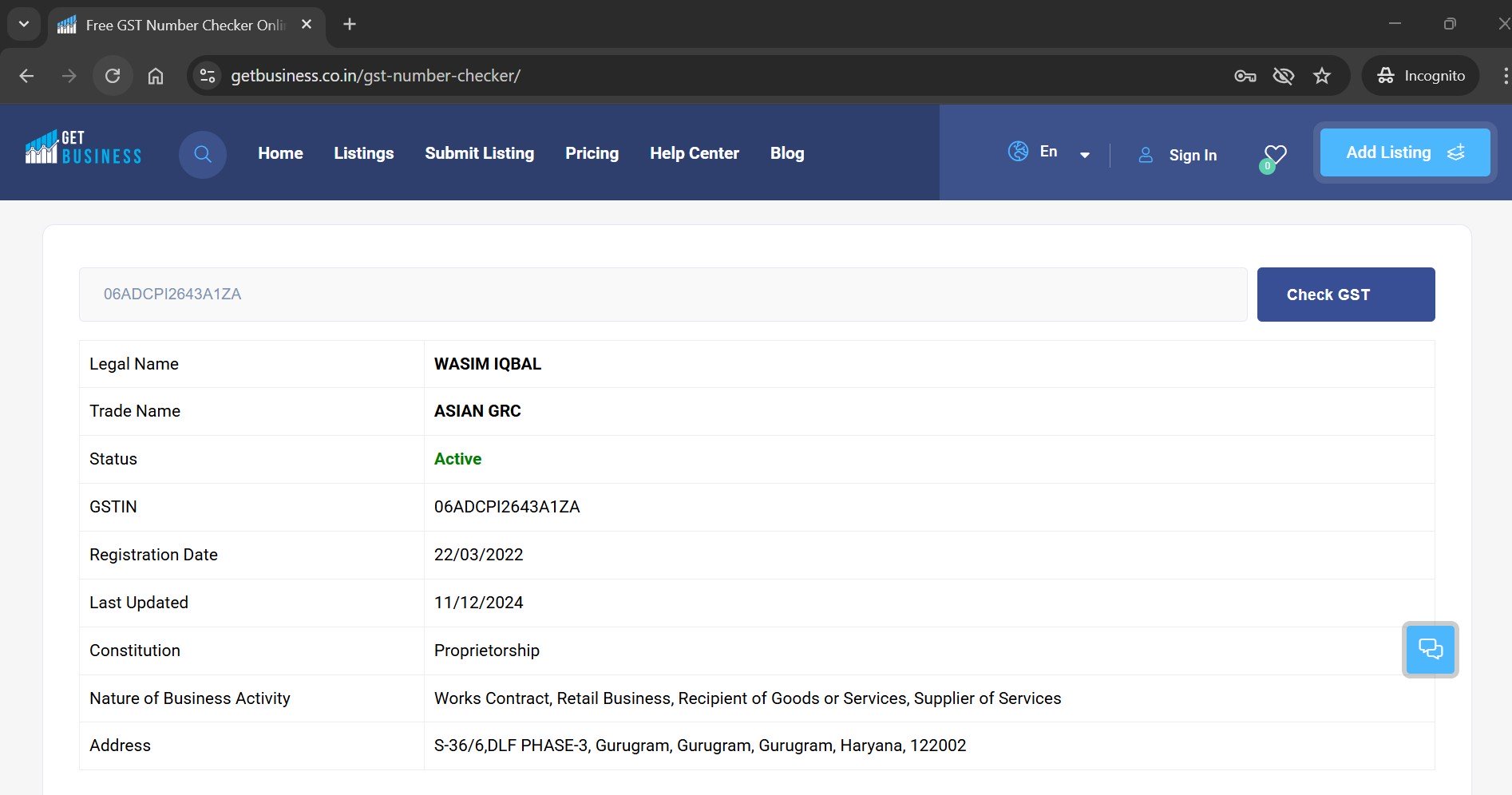 Free GST Number Lookup Tool - Verify GSTIN Instantly In 2026